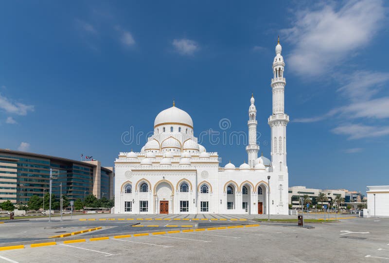 Sheikh Rashid Bin Mohammed Mosque Editorial Stock Image - Image of ...
