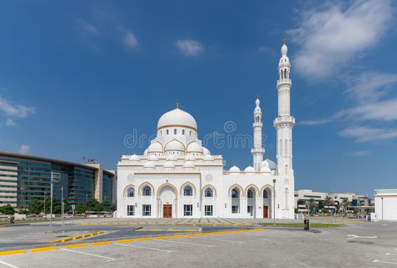 Sheikh Rashid Bin Mohammed Mosque Editorial Stock Image - Image of ...
