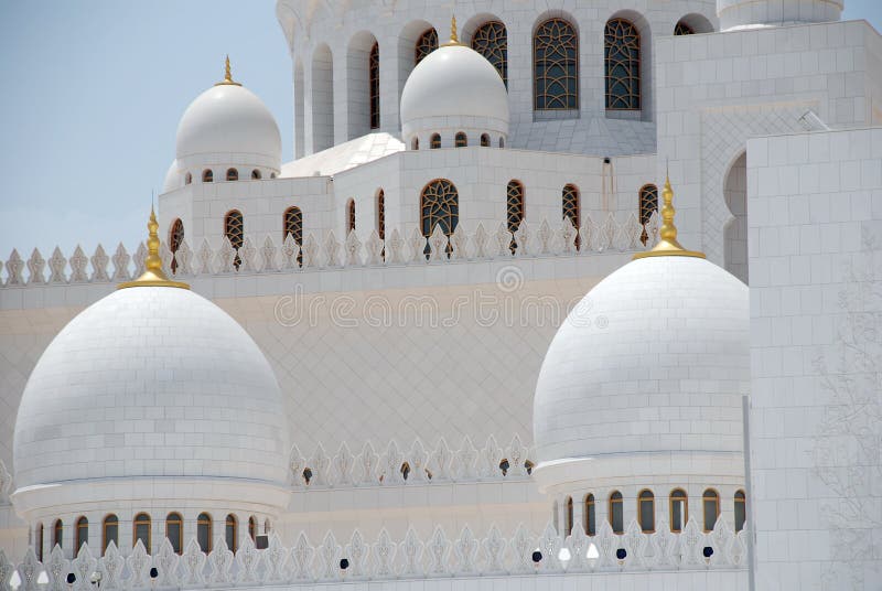 Wall and Floor Decoration in Sheikh Zayed Mosque Stock Image - Image of ...