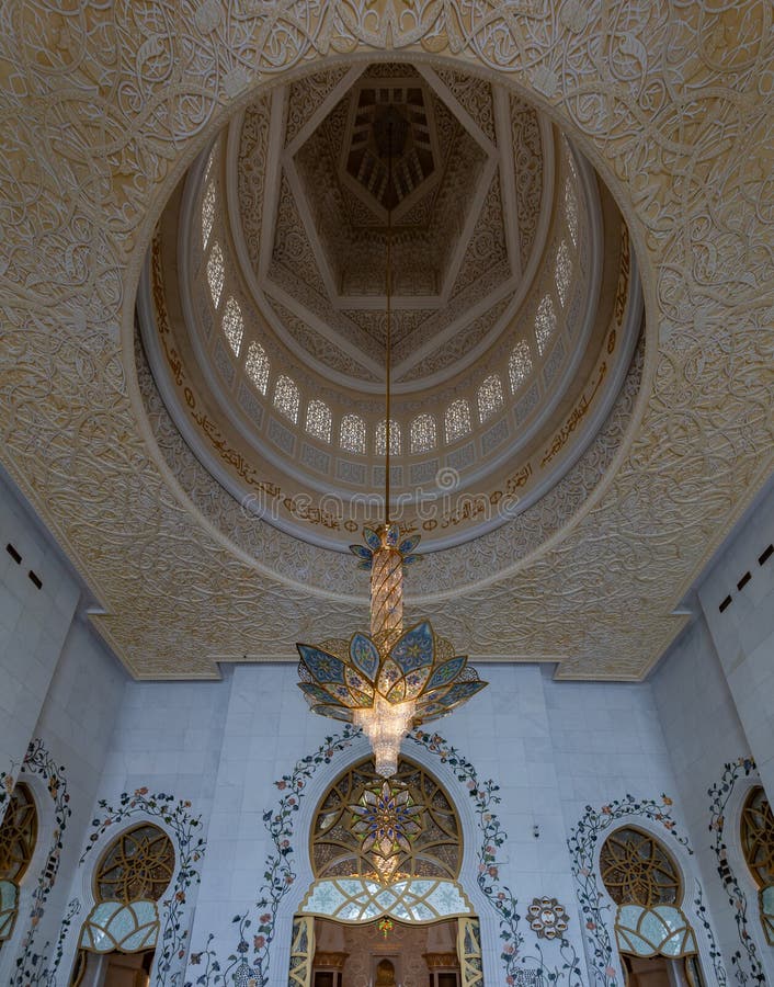 Sheikh Zayed Grand Mosque - Open Prayer Hall Editorial Image - Image of ...