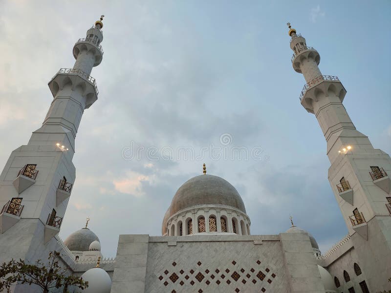 Sheikh Zayed Grand Mosque in Solo, Central Java, Indonesia Stock Image ...