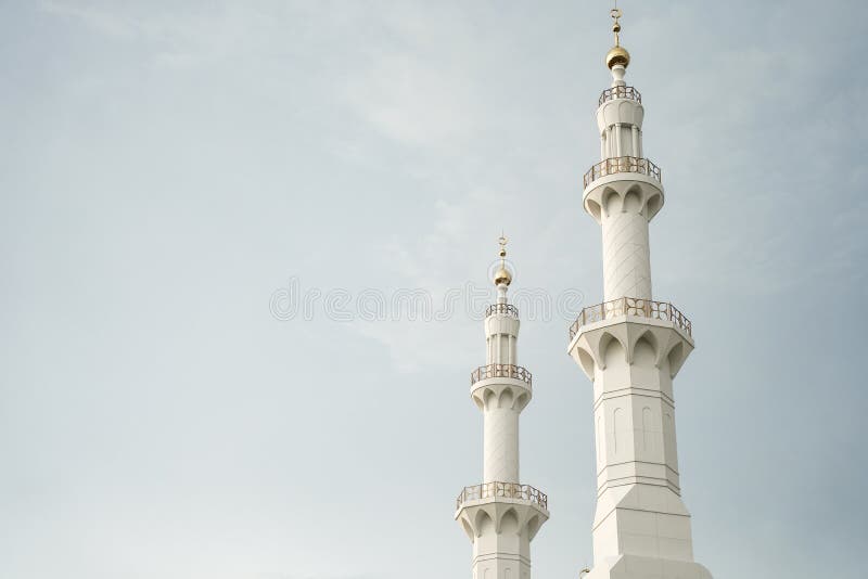 Sheikh Zayed Grand Mosque Tower and Empty Space. Located in Surakarta ...