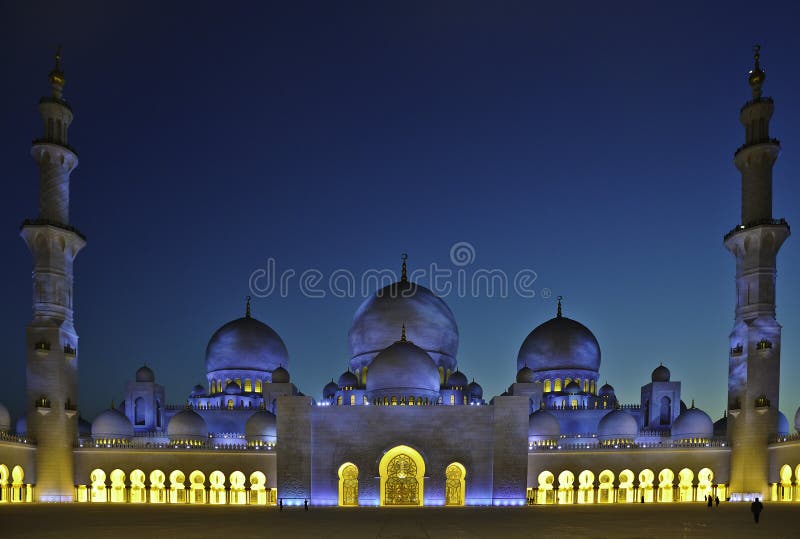 Sheikh zayed mosque stock photo. Image of hall, holy, islam - 9200288