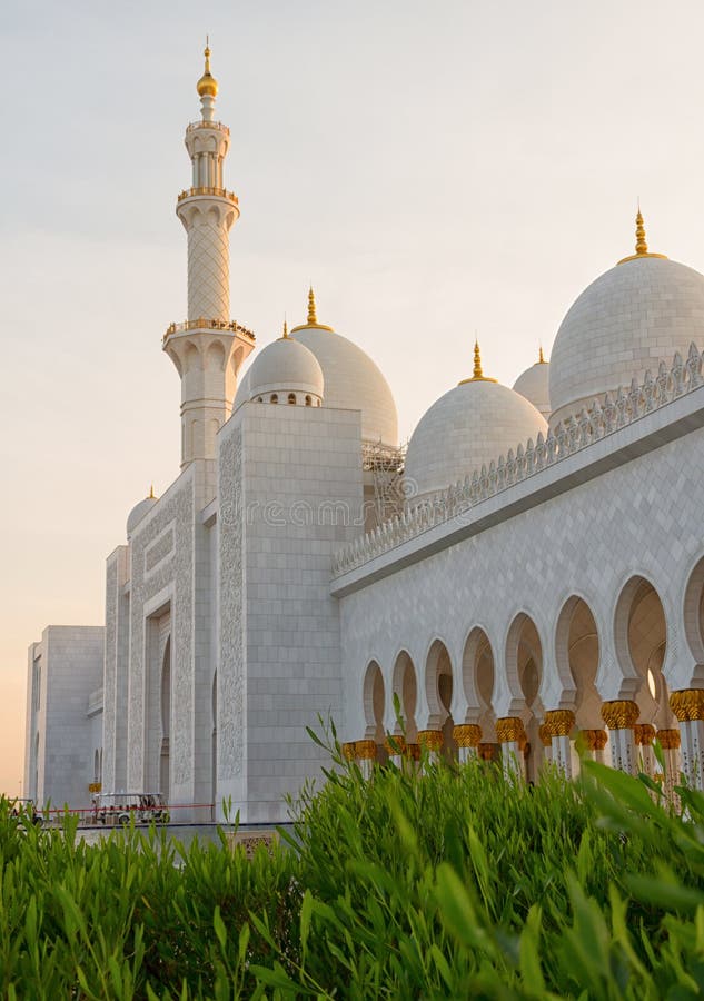 Sheikh Zayed Mosque, UAE stock image. Image of tourism - 174939877