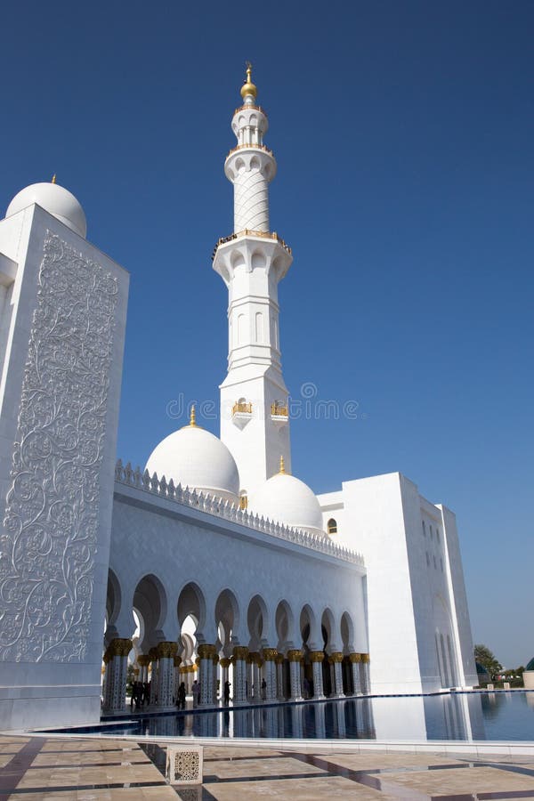 Sheikh Zayed Mosque En Abu Dhabi Imagen de archivo - Imagen de asia ...
