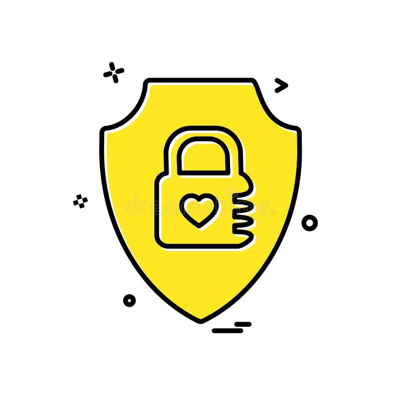 Yellow Sheild stock vector. Illustration of crest, glossy - 12333592