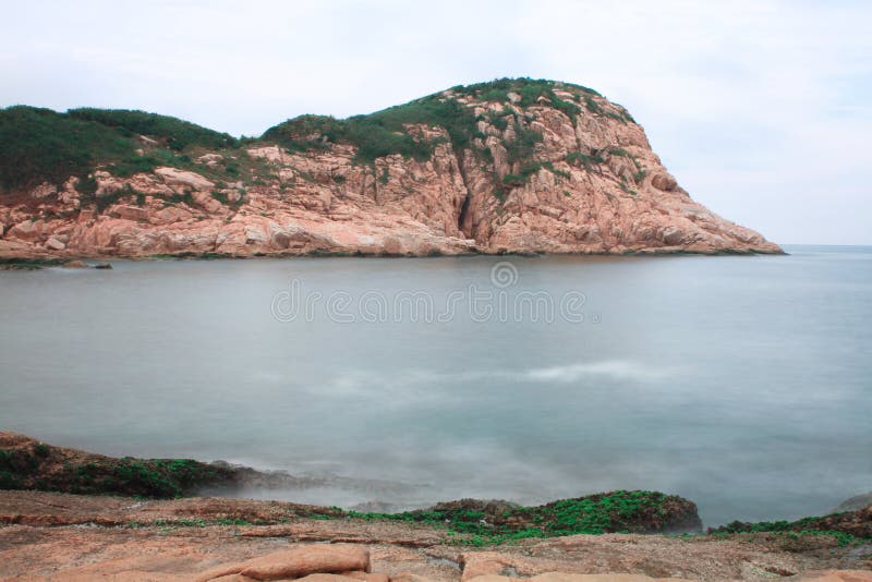 The Shek O, Mountain Seen from Rocky Shore at Shek O Stock Photo ...