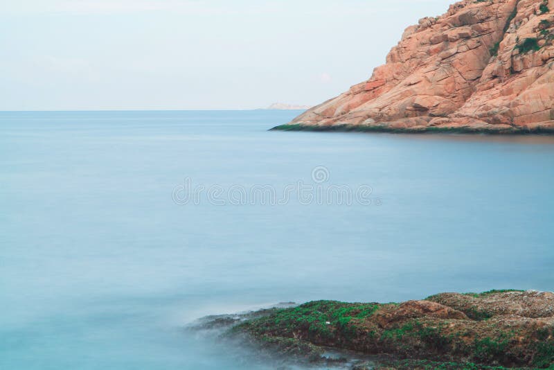 The Shek O, Mountain Seen from Rocky Shore at Shek O Stock Photo ...