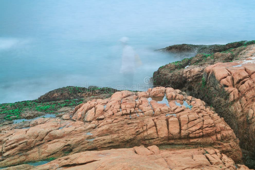 The Shek O, Mountain Seen from Rocky Shore at Shek O Stock Image ...