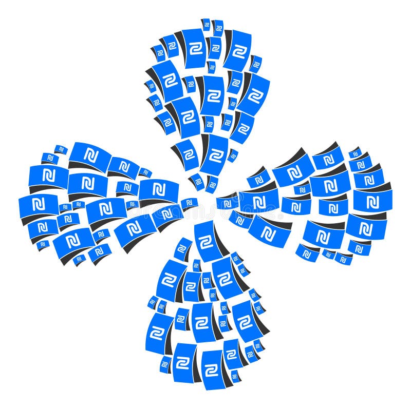 Shekel Banknote Rotation Bang Stock Illustration - Illustration of ...