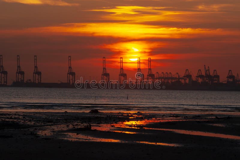 Shekou Container Terminal, SCT Editorial Image - Image of metropolis ...
