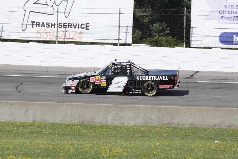 Shelby Howard Qualifying NASCAR Truck Series ORP Editorial Stock Photo ...