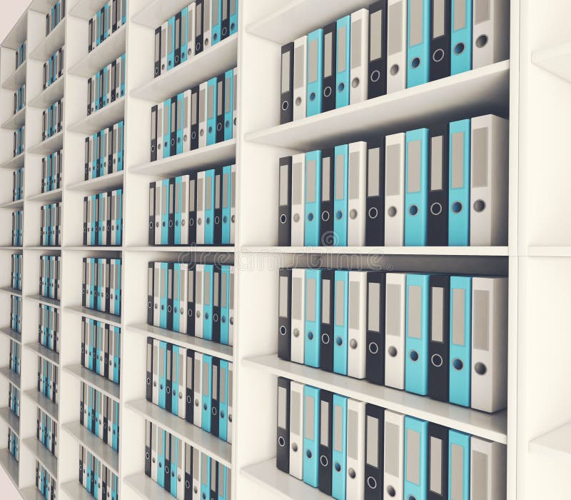 The Archive Folder Icon. Document and Data, Portfolio, Office Symbol ...