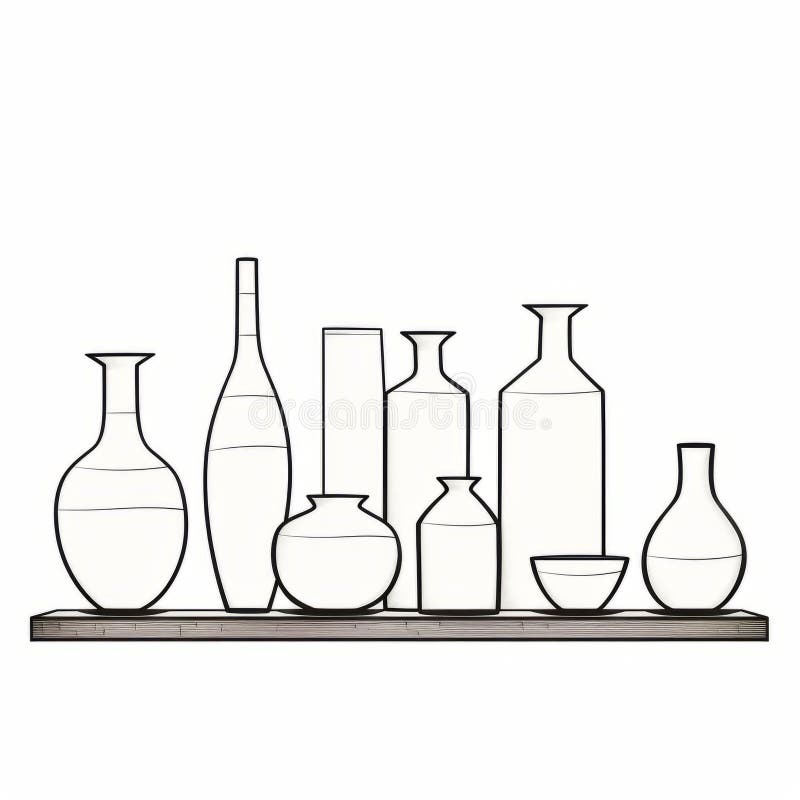 Line Art Outdoor Elements Collection Stock Photos - Free & Royalty-Free ...