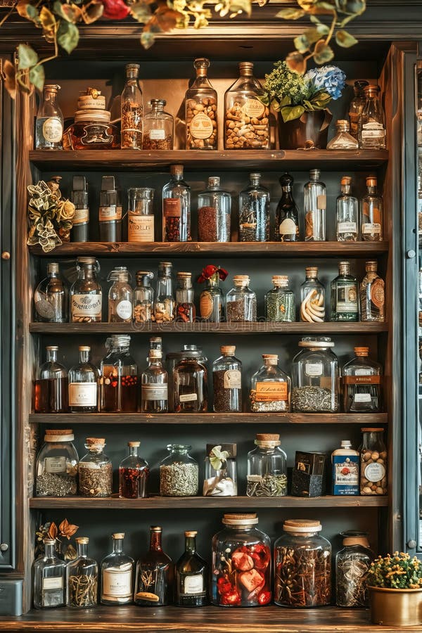 Jars with Different Preserved Vegetables and Fresh Spices for Canning ...