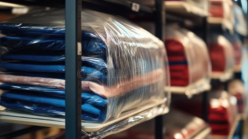 Shelf Filled Stack Folded Shirts Stock Photos - Free & Royalty-Free ...