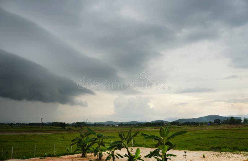 Shelf Nimbostratus Clouds are Dark, Grey, Featureless Layers of Cloud ...