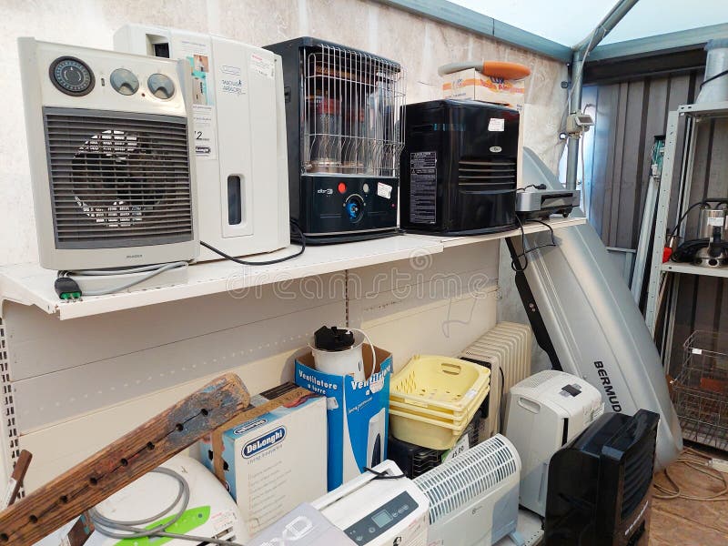 Shelf with Second-hand Appliances Inside a Store Editorial Stock Photo ...