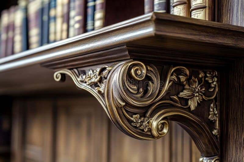 A Shelf is Shown in Close-up, with a Clock on it that Displays the ...