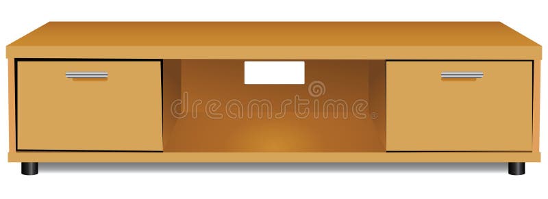 Shelf for TV stock vector. Illustration of clothing, front - 33600036