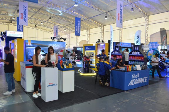 Shell Advance Booth at Ride Ph in Pasig, Philippines Editorial Image ...