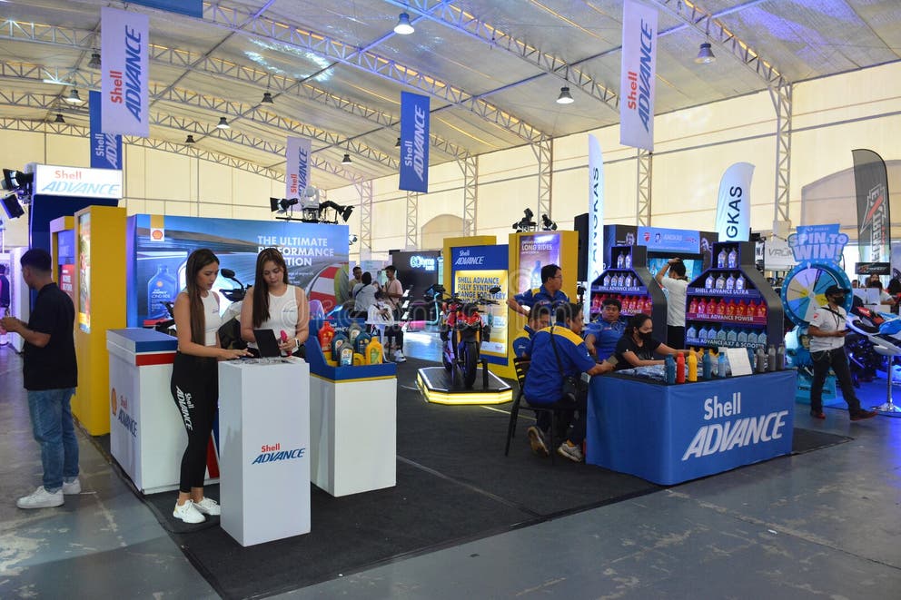 Shell Advance Booth at Ride Ph in Pasig, Philippines Editorial Image ...