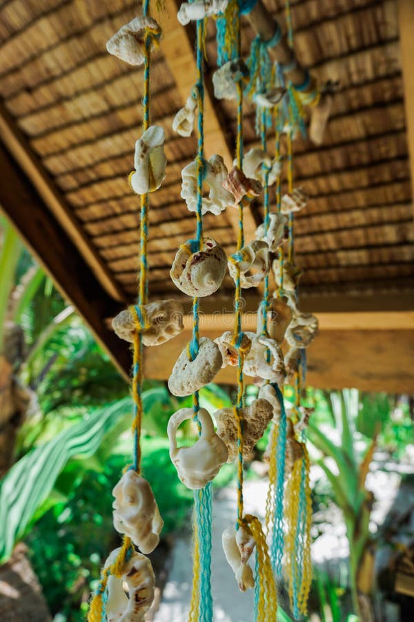 Shell Art on the Phillipines Stock Photo - Image of sunset, island ...