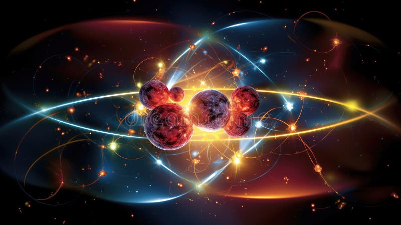 Shell atom illustration stock illustration. Illustration of levels ...