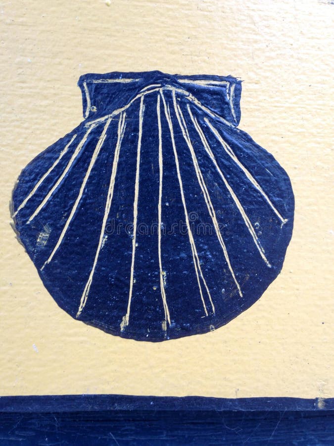 Shell Bogen Symbol Der Weise Von St James Aus Stockfoto - Bild von ...