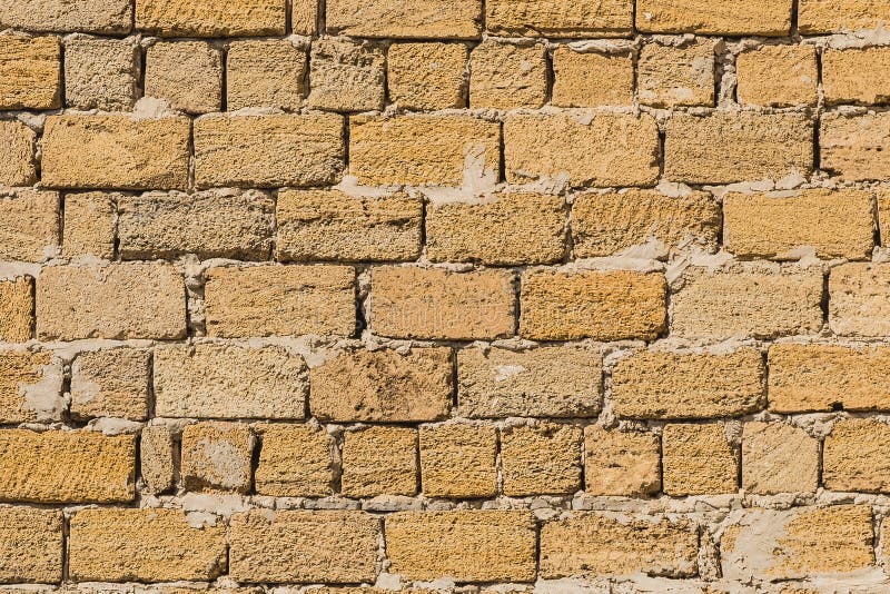 Shell Brick Wall Texture Stone Background, Building Limestone Sand ...