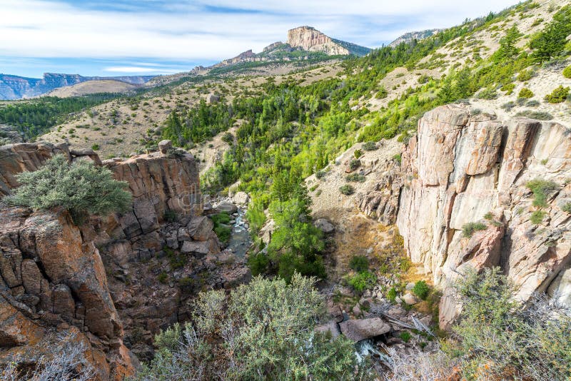Shell Canyon, Wyoming stock photo. Image of travel, scenery - 68601184
