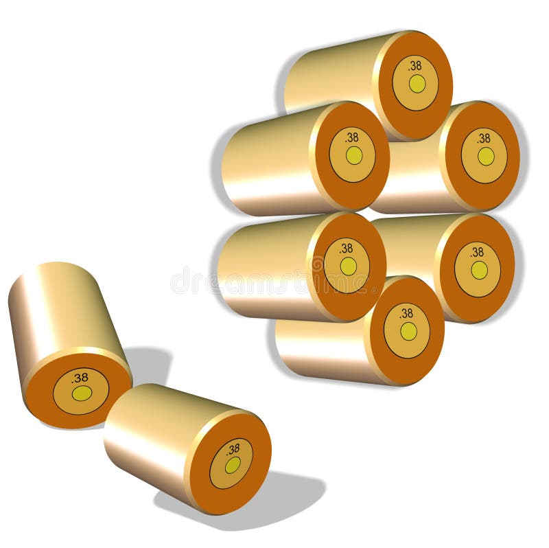 Shell casings stock illustration. Illustration of kill - 7759547