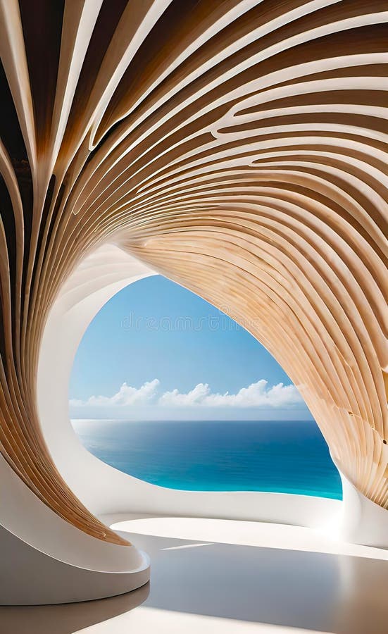 Shell and Clamshell Canopy with Brackets and Beautiful Shape, Modern ...