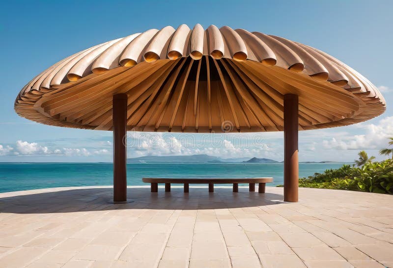 Shell and Clamshell Canopy with Brackets and Beautiful Shape, Modern ...