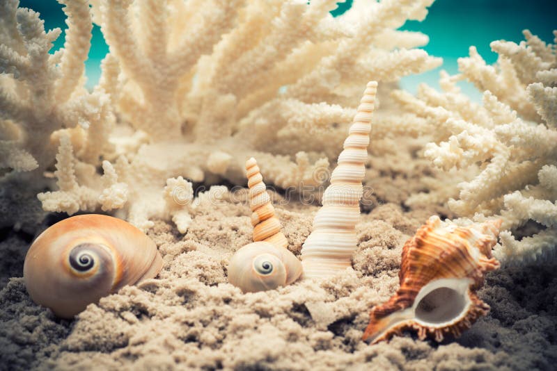 Scallop stock image. Image of nature, beach, sunlight - 136321961