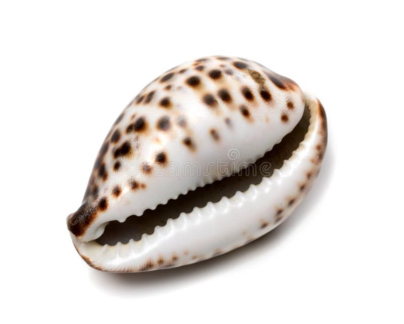 Cypraea tigris stock image. Image of helvola, conch - 188590325