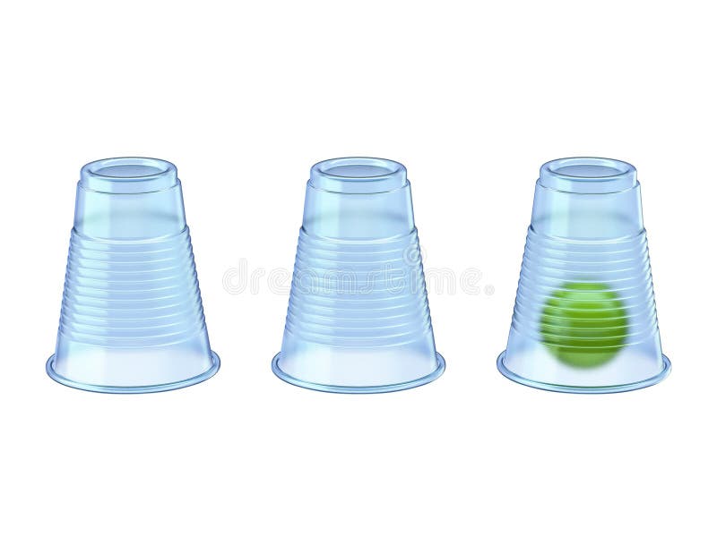 Three Cups Ball Stock Illustrations – 120 Three Cups Ball Stock ...