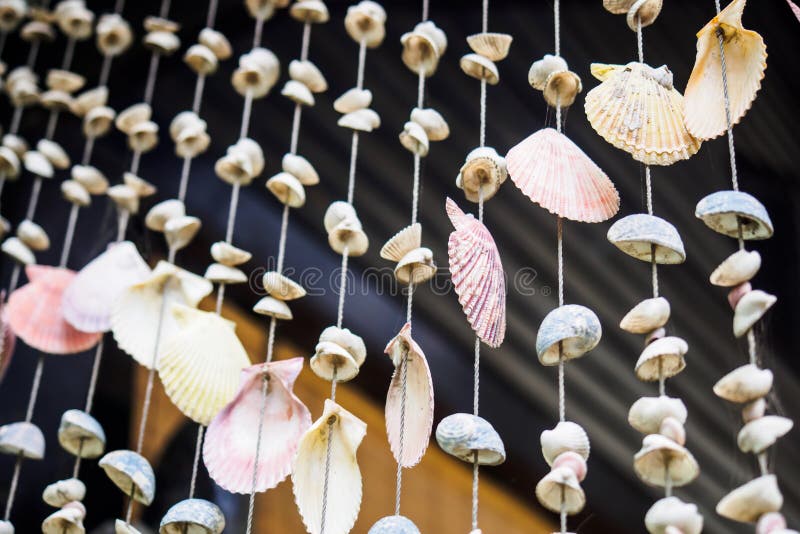 Shell Hanging Mobile stock photo. Image of pattern, home - 56226654