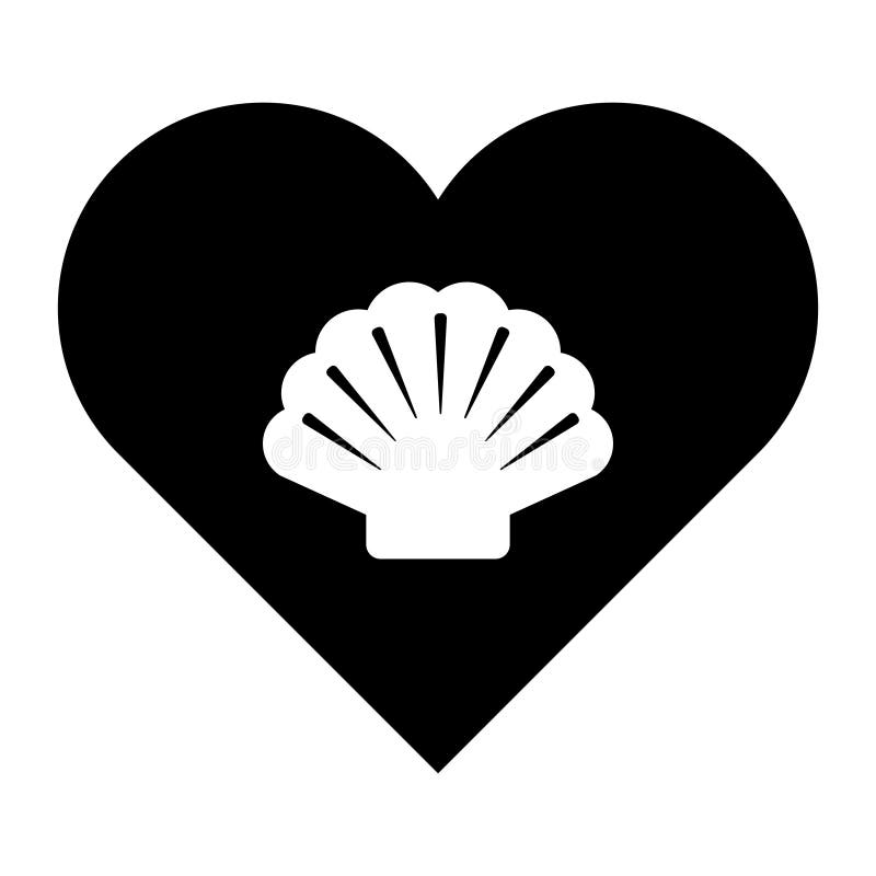 Heart shell stock illustration. Illustration of dating - 11953938