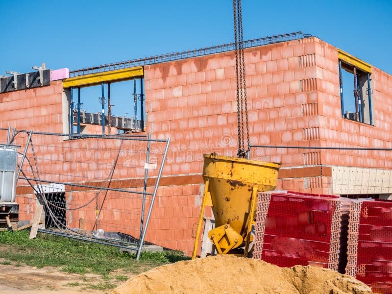 Shell of a home build stock photo. Image of build, property - 194359932