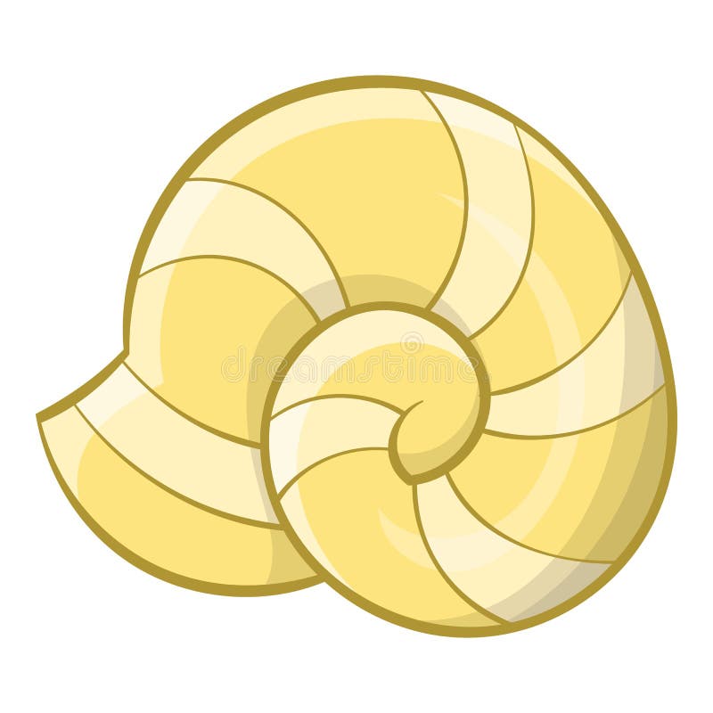 Shell icon, cartoon style stock vector. Illustration of cartoon - 82982586