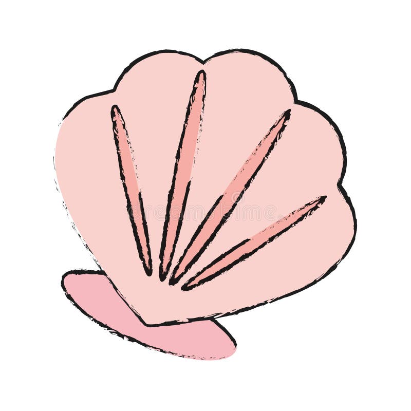 Shell icon image stock vector. Illustration of water - 87627076