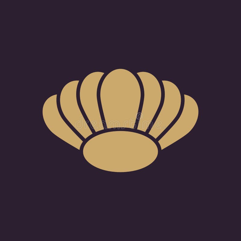 The Shell Icon. Ocean Symbol Stock Vector - Illustration of isolated ...