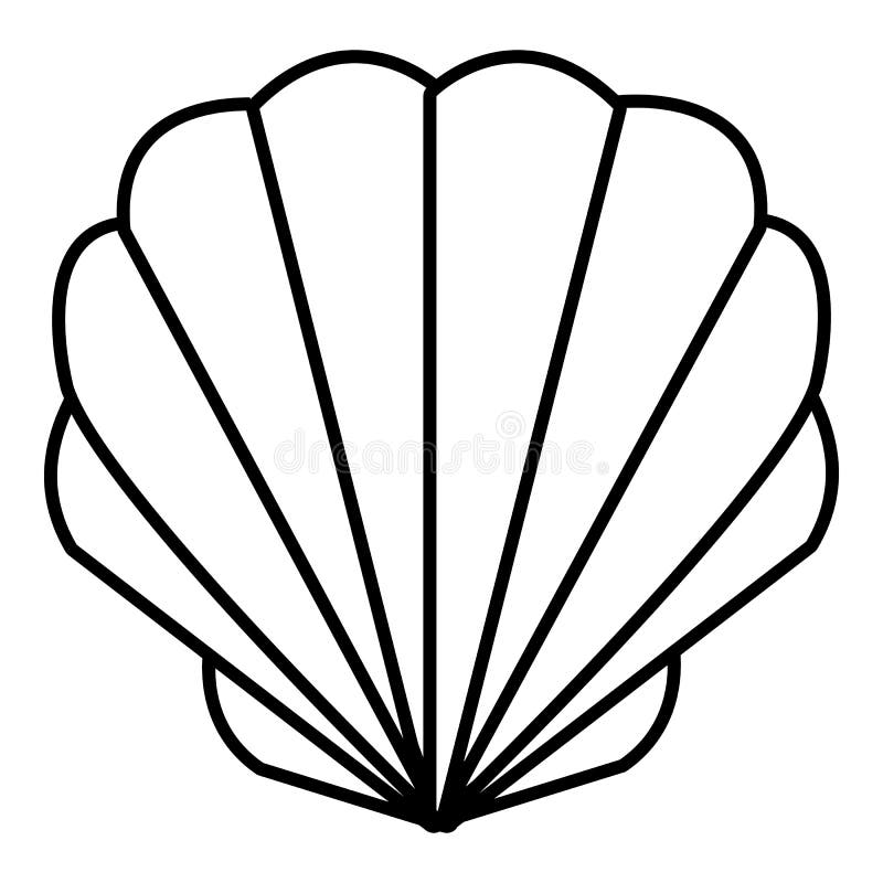 Shell icon, outline style stock vector. Illustration of animal - 115481602 Shell icon, outline style stock vector. Illustration of animal - 115481602