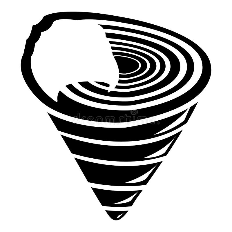 Shell icon, simple style stock vector. Illustration of beautiful ...