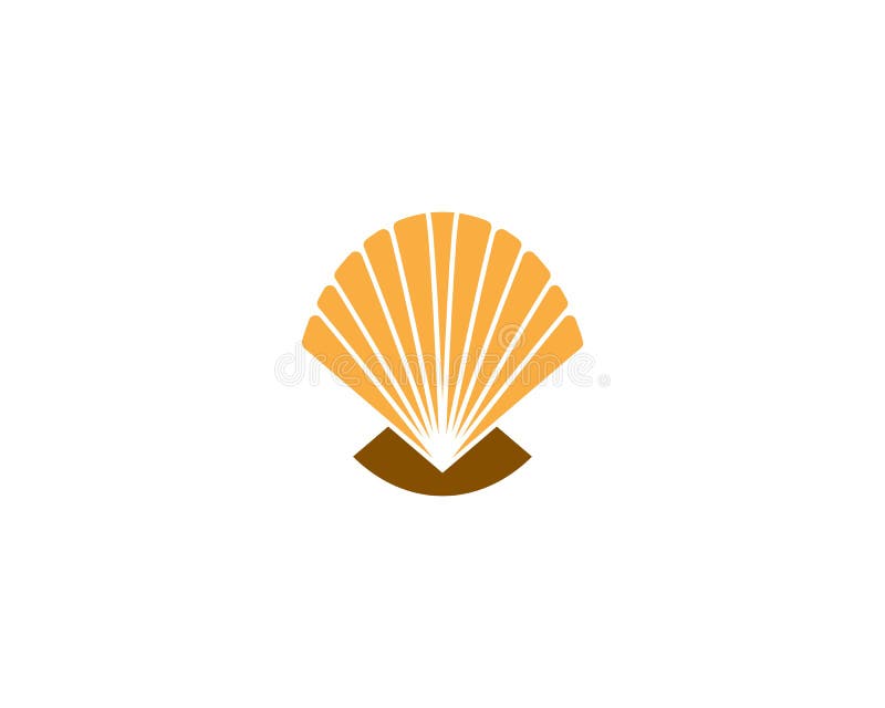 Shell Icon and Symbol Vector Template Stock Vector - Illustration of ...