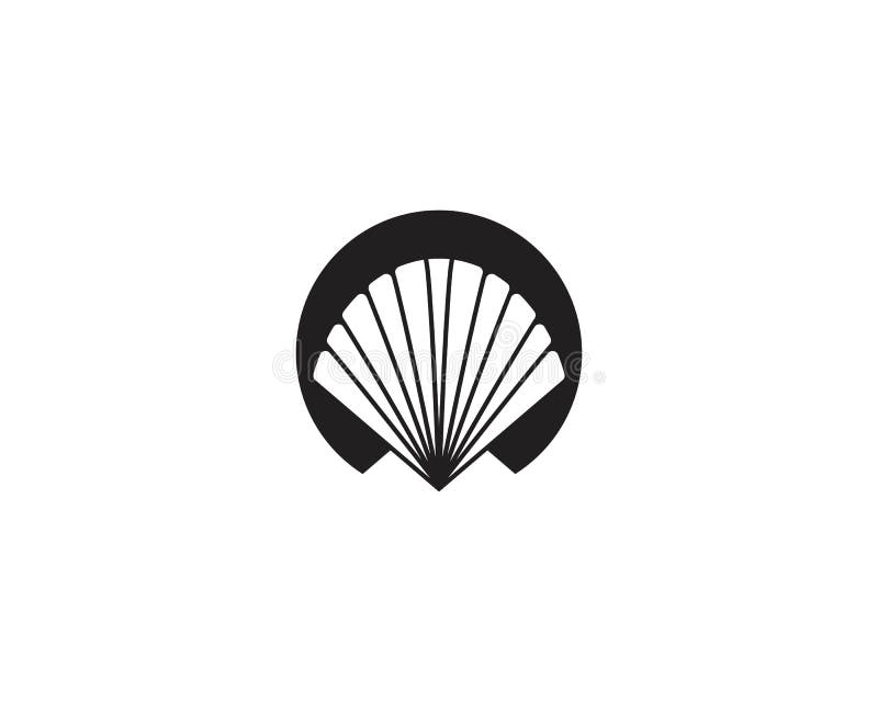 Shell Icon and Symbol Vector Template Stock Vector - Illustration of ...