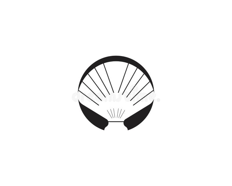 Shell Icon and Symbol Vector Template Stock Vector - Illustration of ...