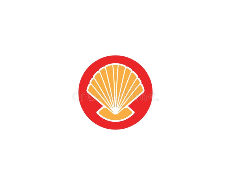 Shell Icon and Symbol Vector Template Stock Vector - Illustration of ...