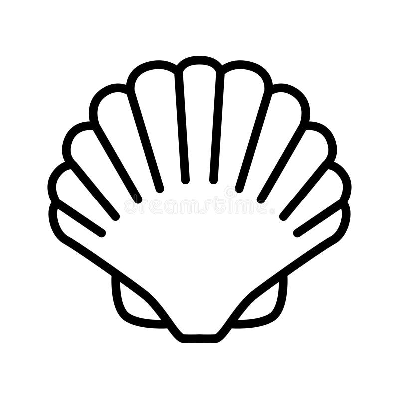 Shell Illustration Vector Design Template Basic RGB Stock Vector ...